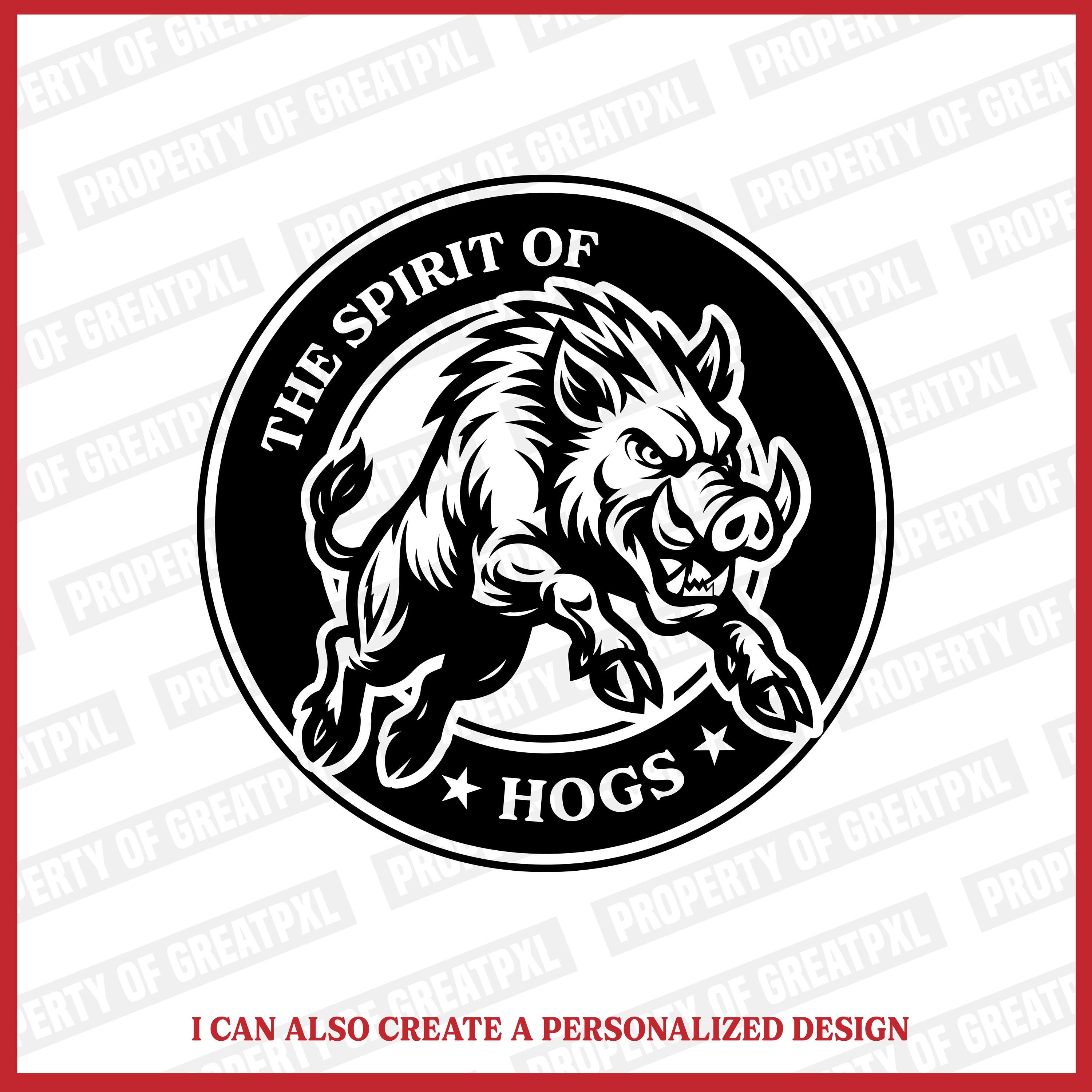 The Spirit of Hogs, Hogs SVG PNG, Hogs Svg Cricut, Hogs Cutfile, Hogs ...