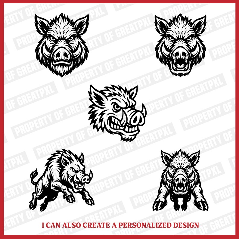 Hogs SVG, 25 Hogs SVG PNG Bundle, Hogs Cricut Cutfile, Hogs School ...