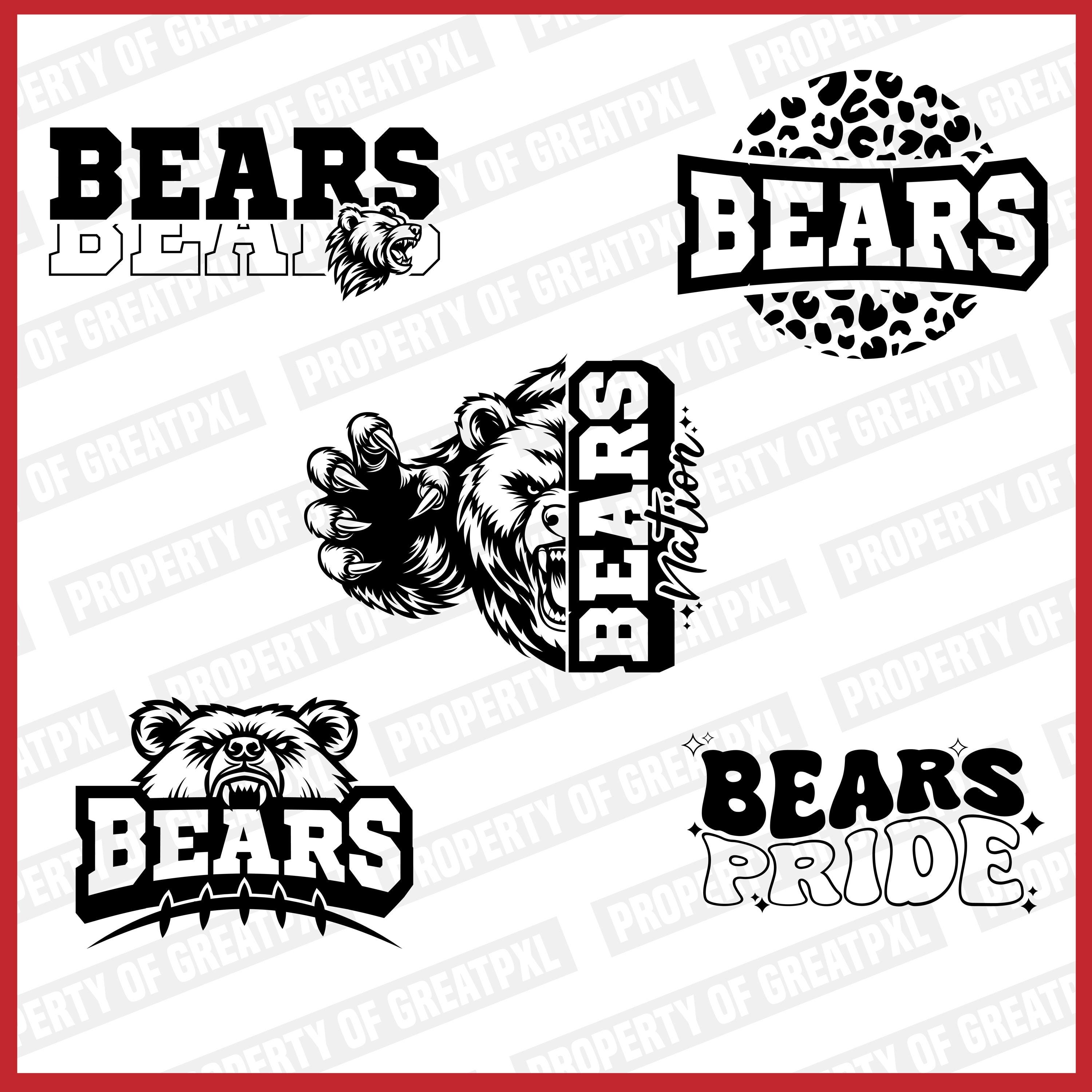 Bears SVG, 25 Bears SVG PNG Bundle, Bears Svg Cricut Cutfile, Bears ...