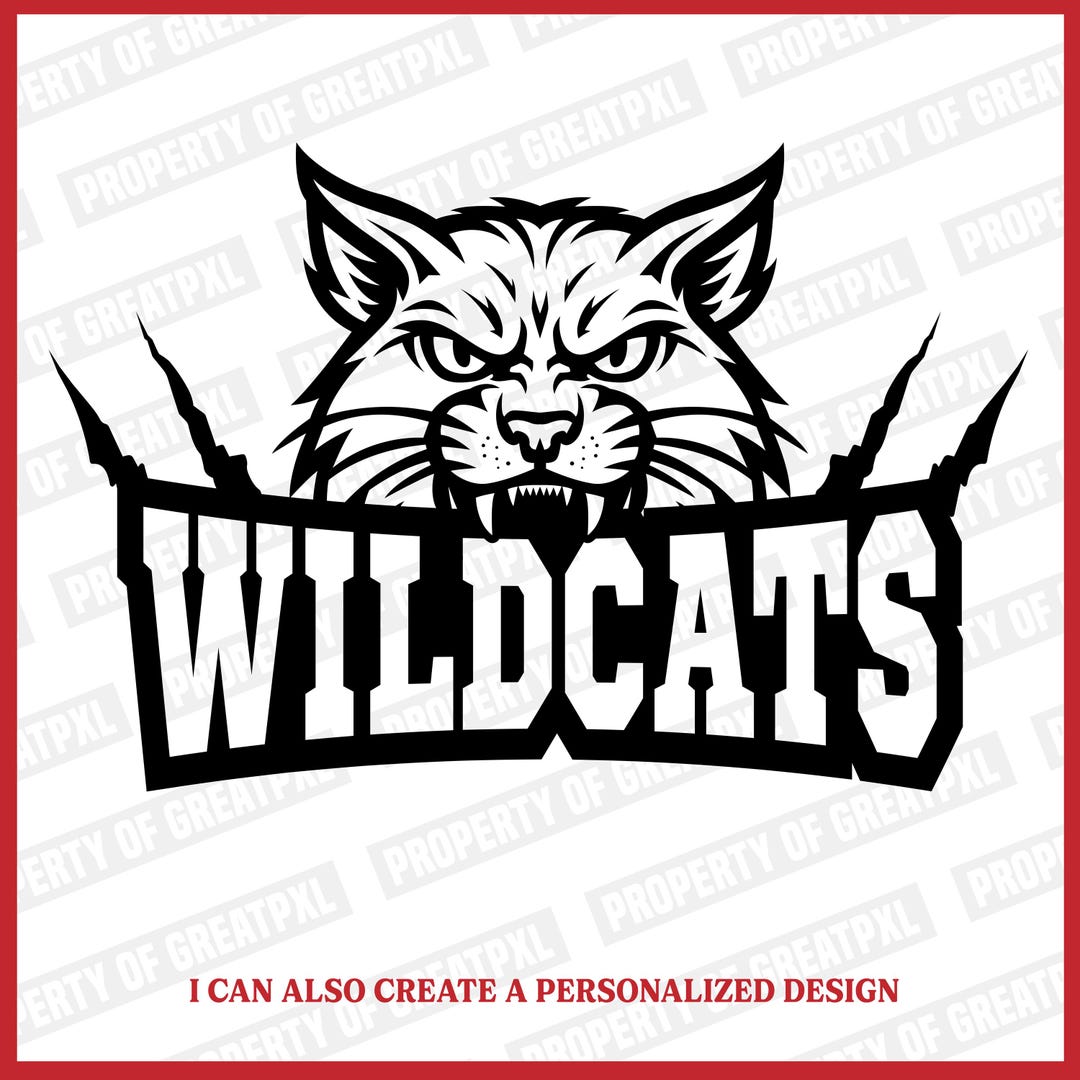 Wildcats SVG PNG, Wildcats Vector Cricut Cutfile, Wildcats Scratch ...