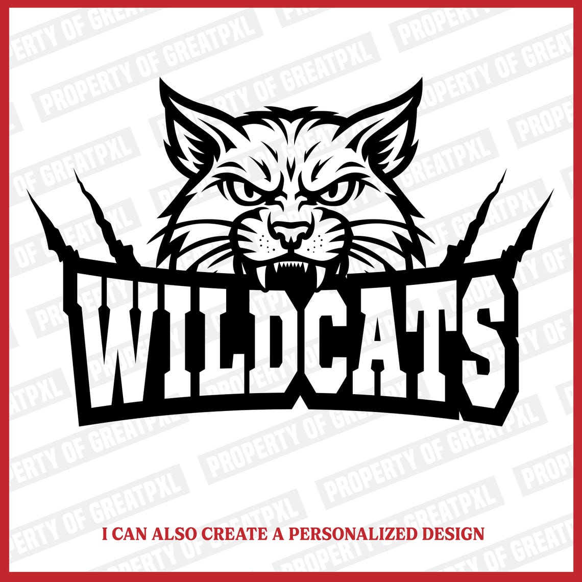 Wildcats SVG PNG, Wildcats Vector Cricut Cutfile, Wildcats Scratch ...
