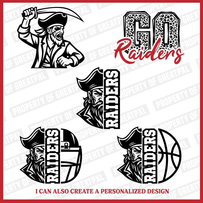 Raiders SVG, 25 Raiders SVG PNG Bundle, Eps, Raiders Svg Cricut Cutfile ...