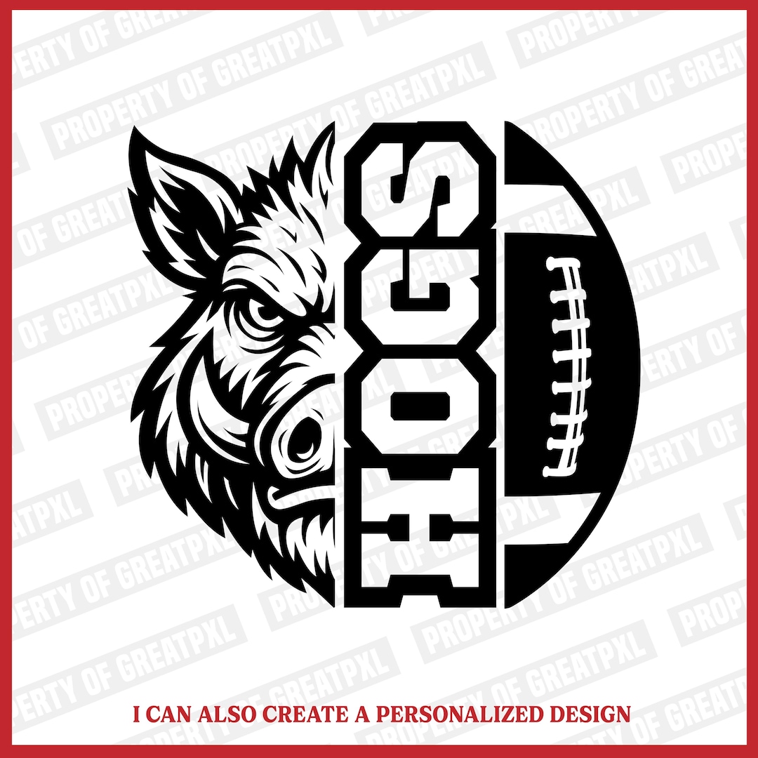 Hogs SVG, Hogs PNG, Hogs Svg Cricut, Hogs School Mascot, Hogs Cutfile ...