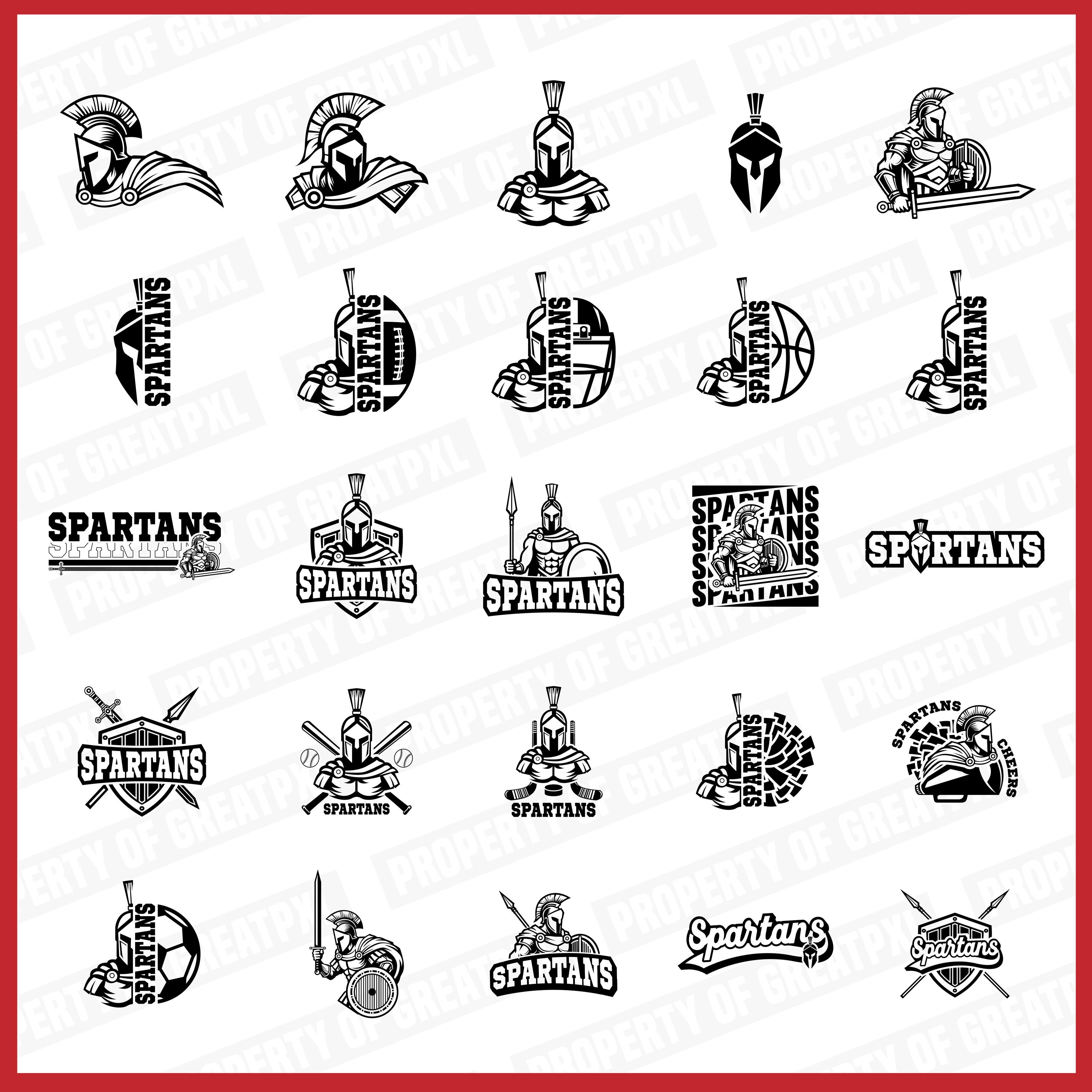 Spartans SVG, 25 Spartans SVG Bundle, Spartans Svg Cricut Cutfile ...