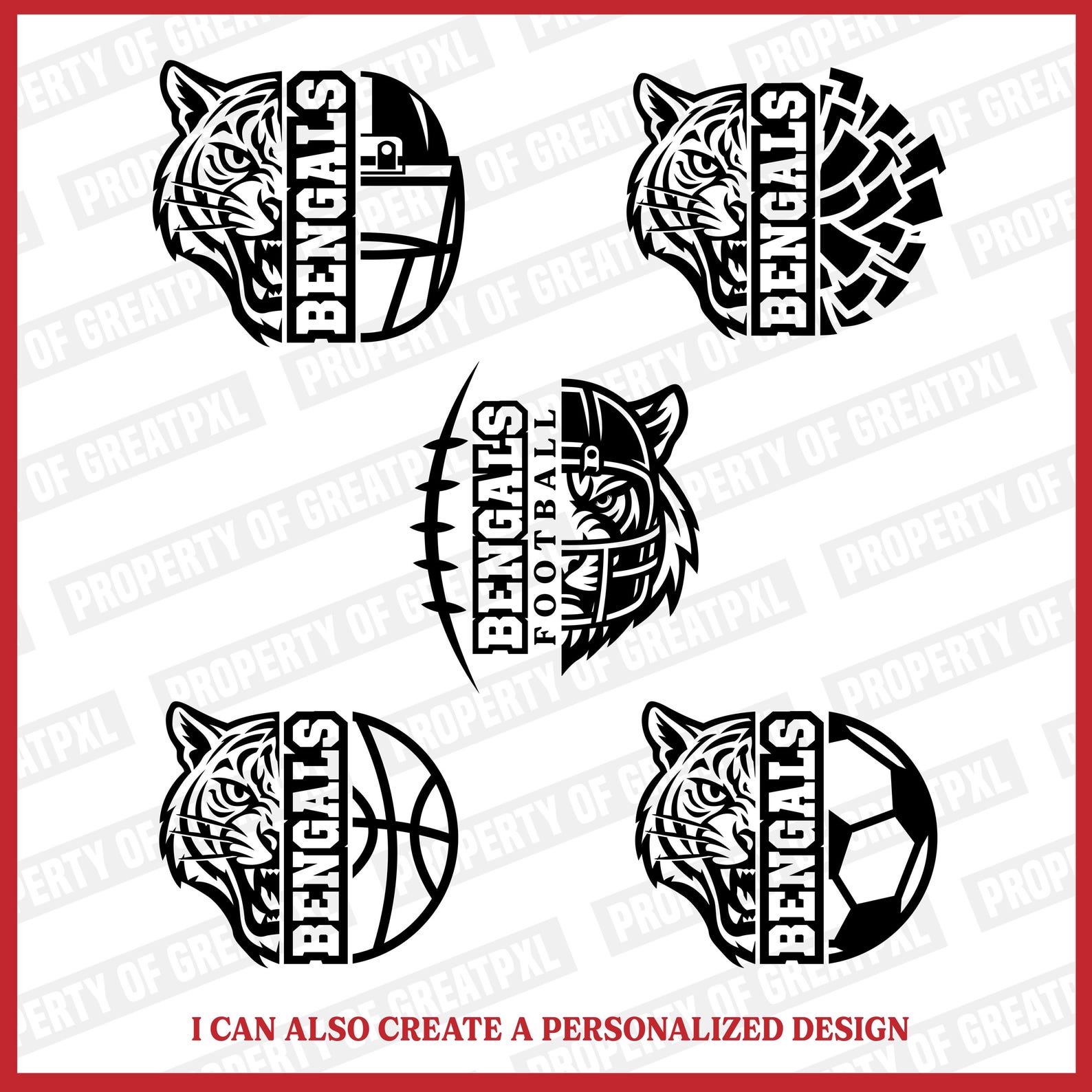 Bengals SVG, 25 Bengals SVG PNG Bundle, Eps, Bengals Cricut Cutfile ...