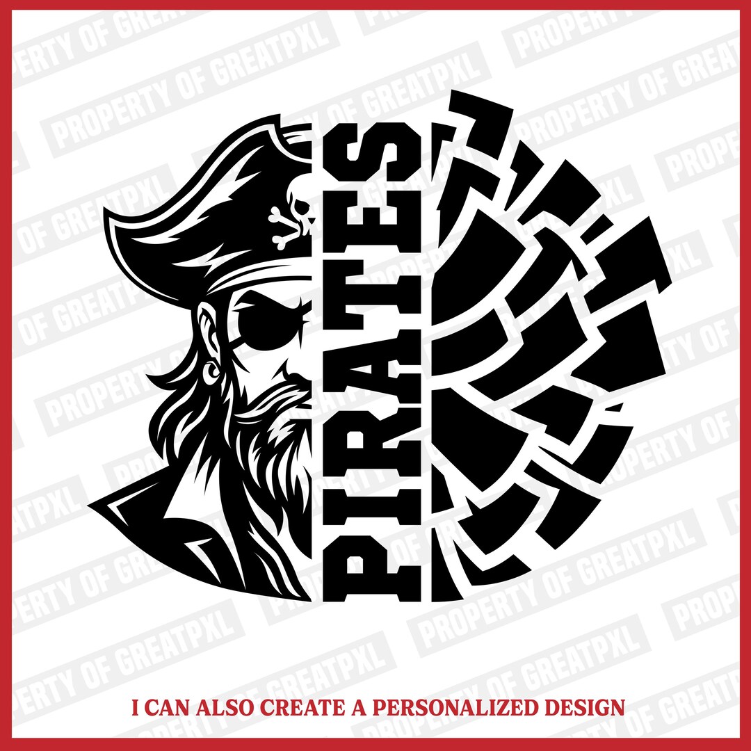 Pirates SVG PNG, Pirates Cheer, Pirates Pompom, Pirates Svg Cricut ...