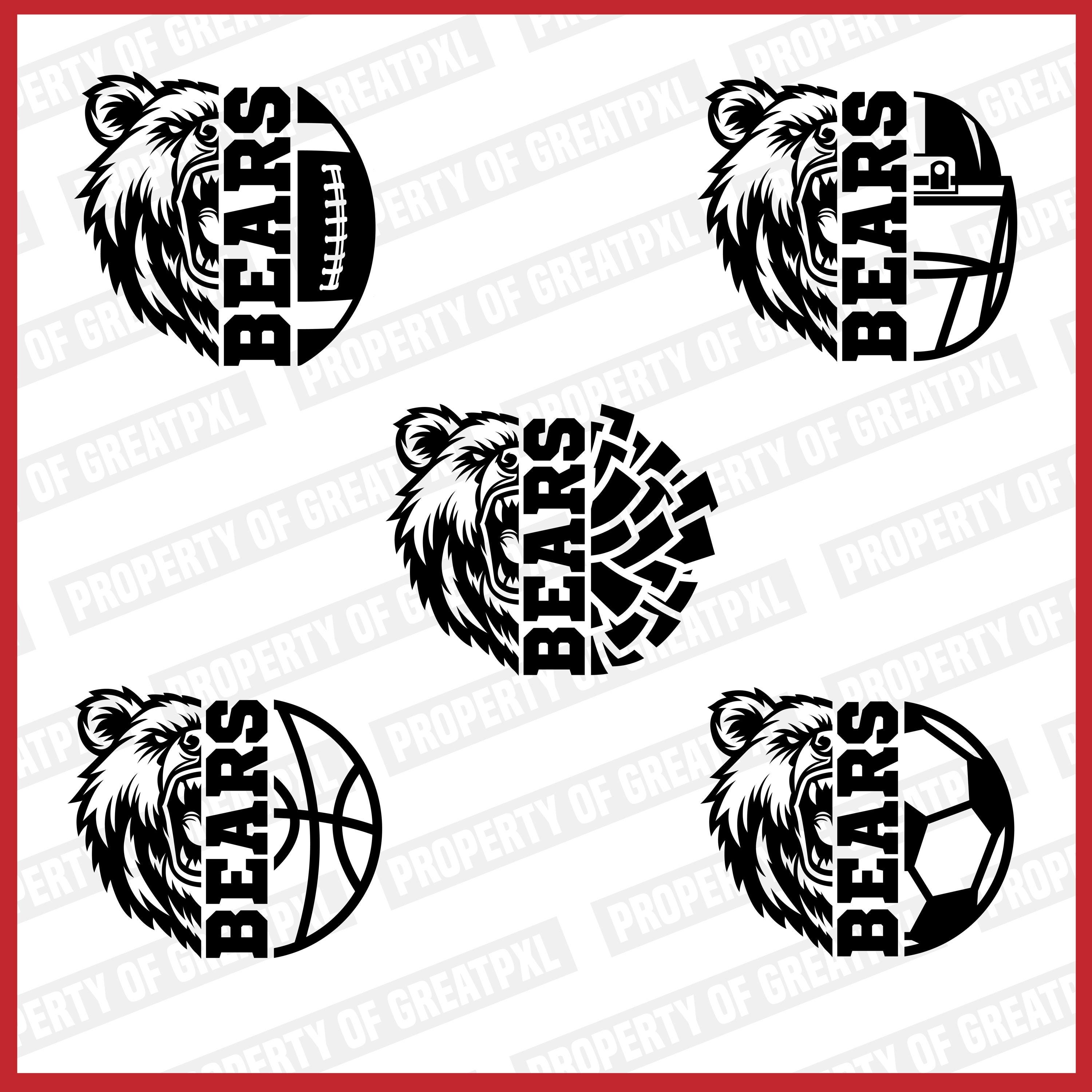 Bears SVG, 25 Bears SVG PNG Bundle, Bears Svg Cricut Cutfile, Bears ...