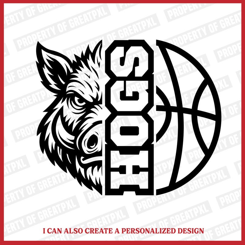 Basketball Hog Png - Etsy