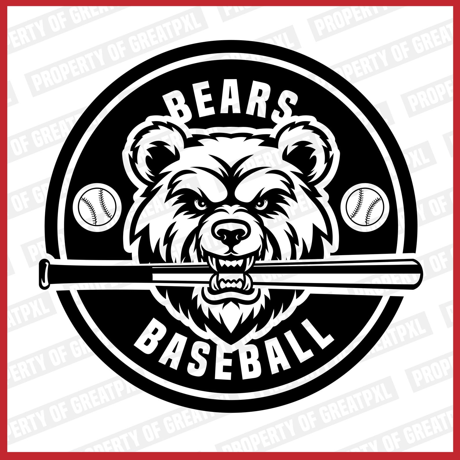 Bears Baseball SVG, Bears PNG, Bears Svg Cricut, Bears Baseball School ...