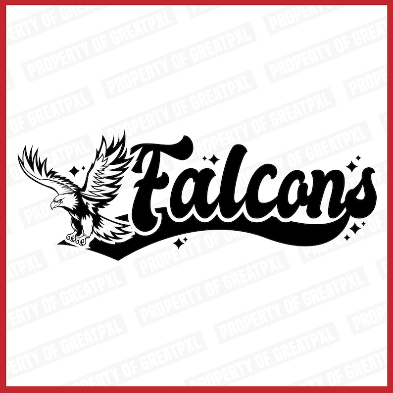 Falcons SVG, Flying Falcons, Falcons School Mascot, Falcons PNG ...