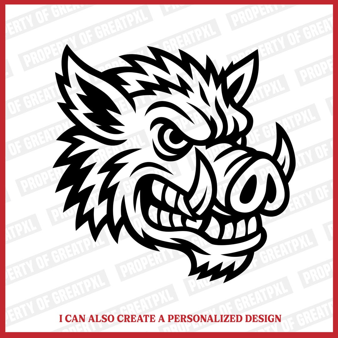 Hogs SVG, Hogs PNG, Hogs Cricut, Hogs Cutfile, Hogs Head, Hogs School ...