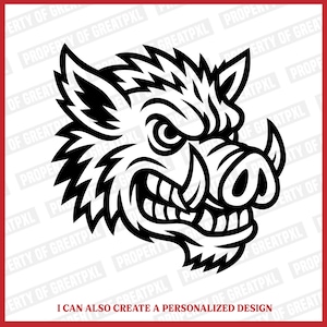Hogs SVG, Hogs PNG, Hogs Cricut, Hogs Cutfile, Hogs Head, Hogs School ...