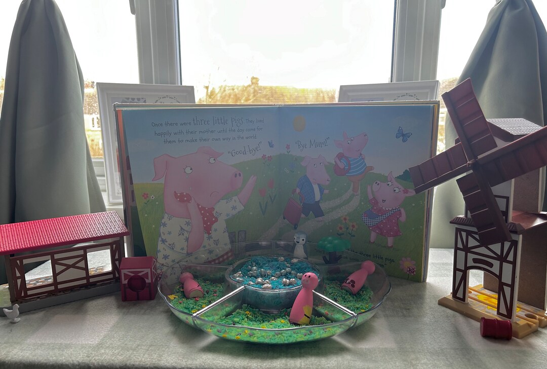 Peg Doll Three Little Pigs - Etsy