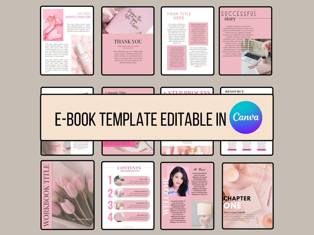 Digital Course Creator Canva Template, Coaching Ebook Template Canva ...