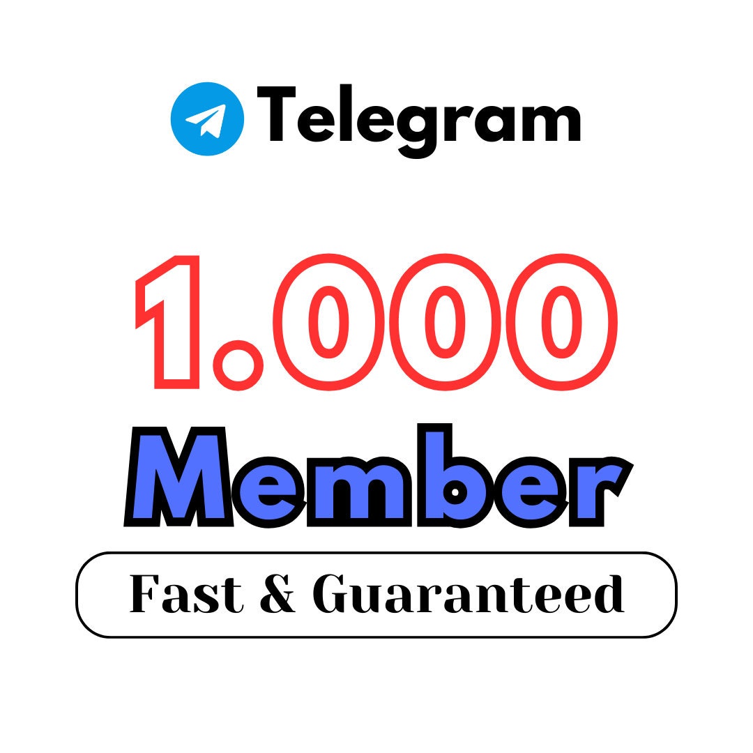 1.000 TELEGRAM MEMBER Telegram Members Cheap, Tele Member, Member ...