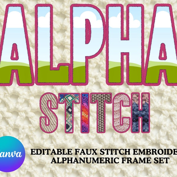 Applique Alpha - Etsy