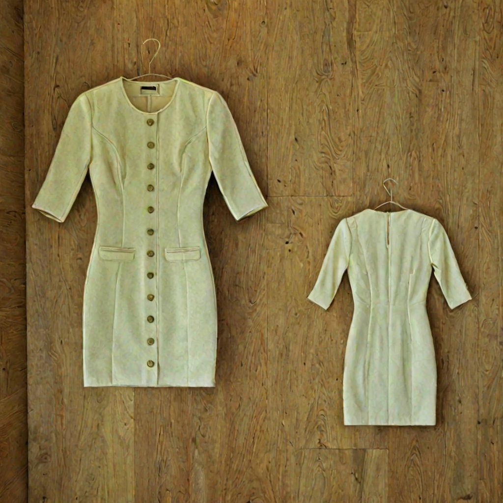 Classic Fit Dress Pattern, Summer Dress Patternclassic Office Dress ...