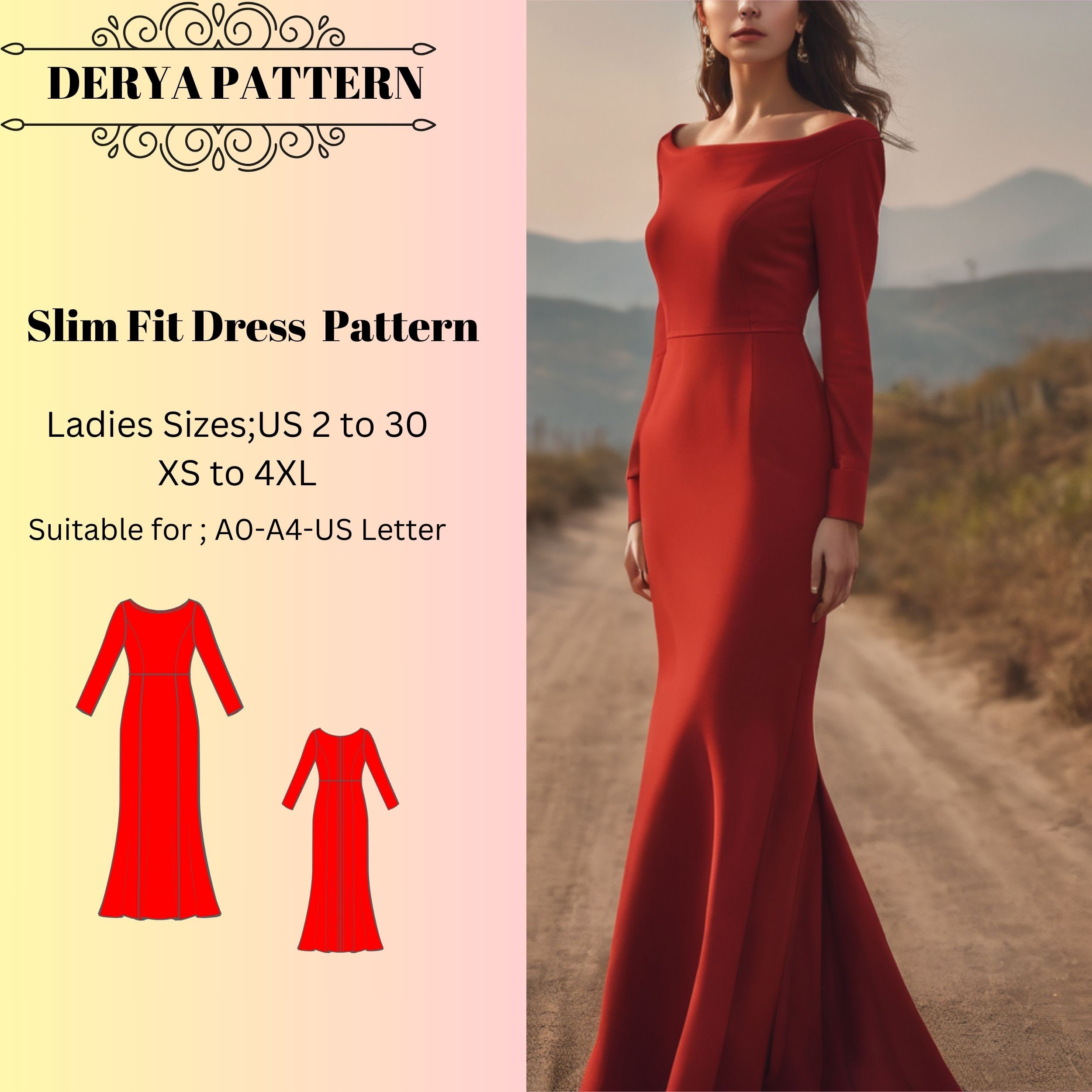 Trumpet Skit Maxi Dress ,trumpet Skit Dress , Evening Gown, Ball Gown ...