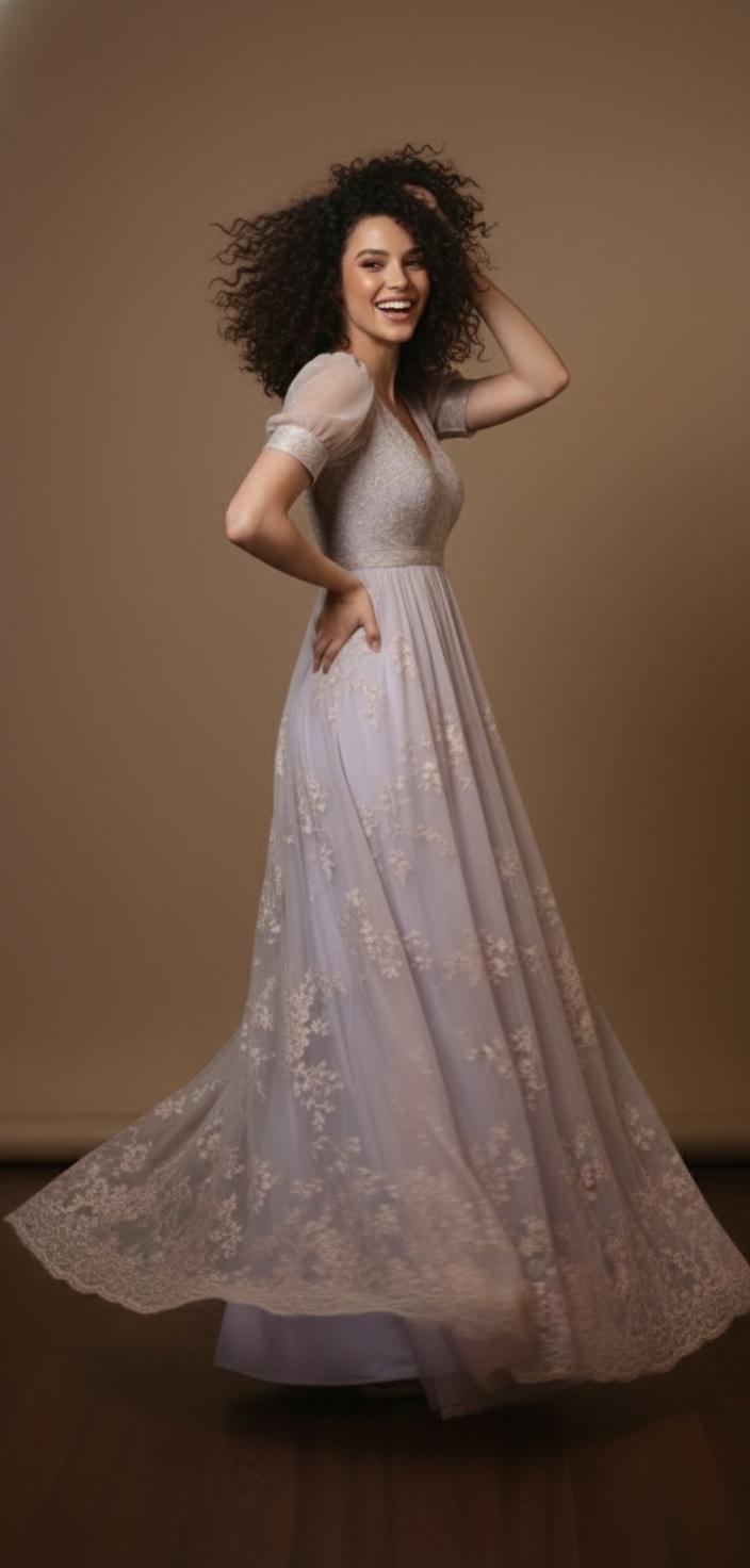 Renaissance Regency Gown Sewing Pattern: Empire Waist , Woman Dress ...