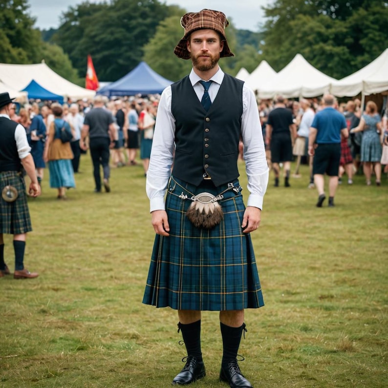 Scottish Kilt Sewing Pattern,men's Skirt Patterns,custom, Sizes ,36-56 ...