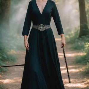 Witch Dress Sewing Pattern , Halloween Costume, Regency, Elvish Dress ...