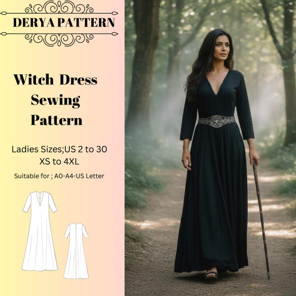 Witch Dress - Etsy