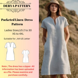 Linen Maxi Dress - Etsy