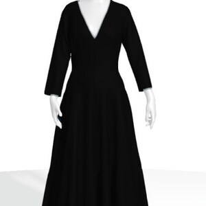 Witch Dress Sewing Pattern , Halloween Costume, Regency, Elvish Dress ...