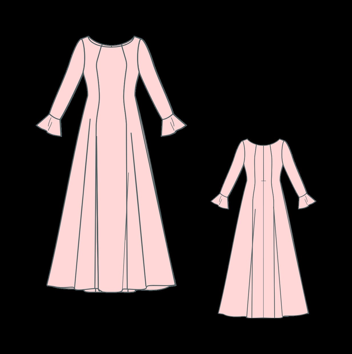 Bridgerton Dress Sewing Pattern,women Dress Patterns,ball Gown, Wedding ...