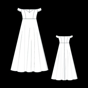 Bridal Gown Sewing Pattern, High-low Dress Pattern, Ball Gown, Fairy ...