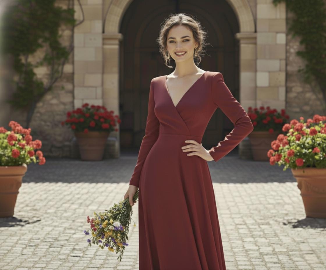 Surplice Maxi Dress Sewing Pattern,evening Gown,women Dress Patterns ...