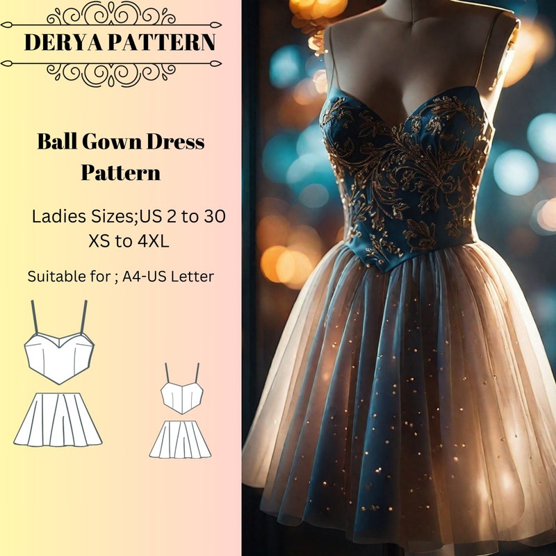 Wedding Gown Pattern - Etsy