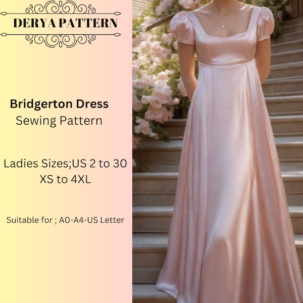 Regency Dress - Etsy