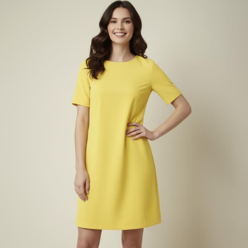 Mini Shift Dress Pattern,summer Sewing,women Dress Patterns,tunik ...