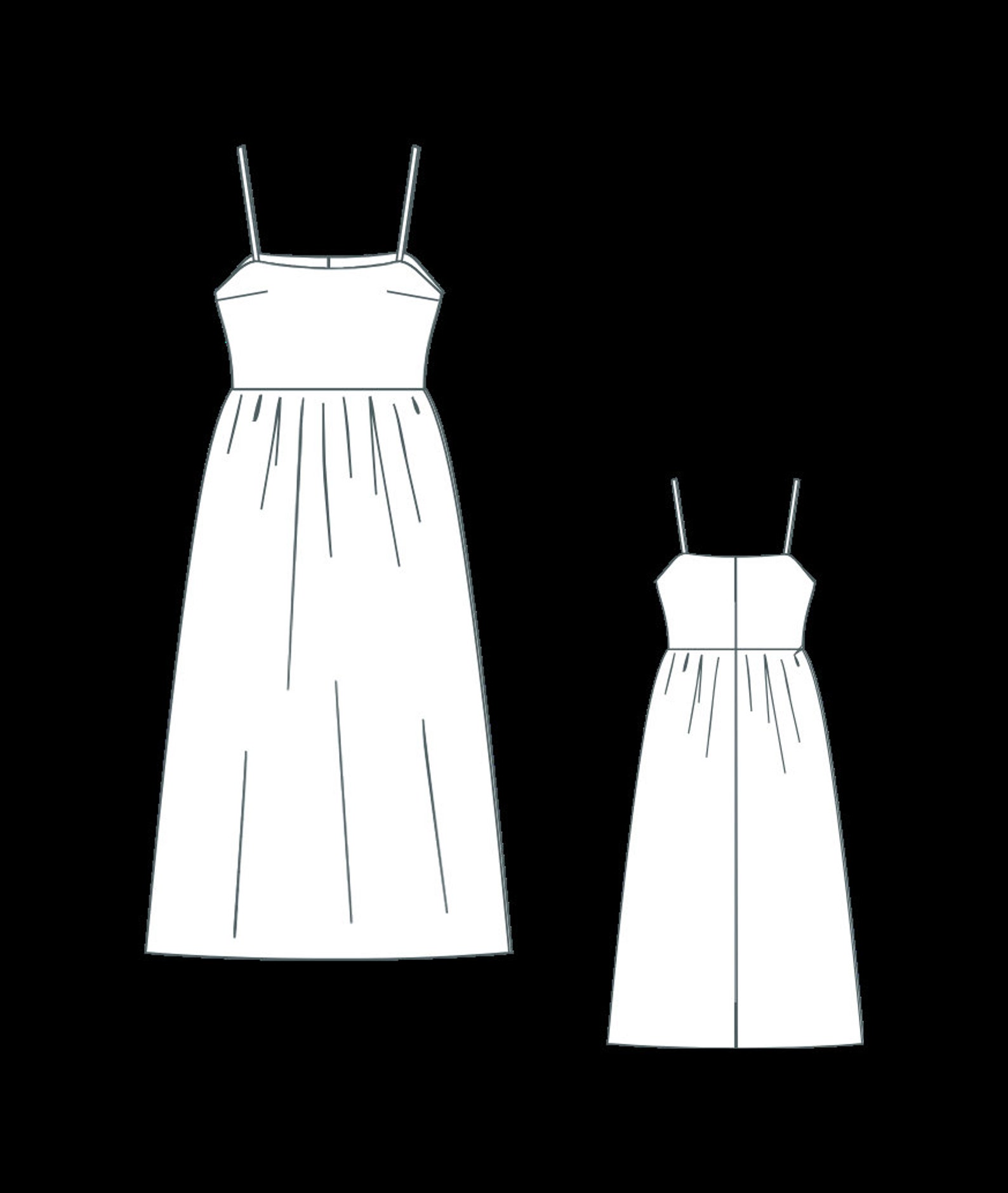 Strappy Linen Dress Pattern,linen Summer Dress Pattern,spring Dress ...