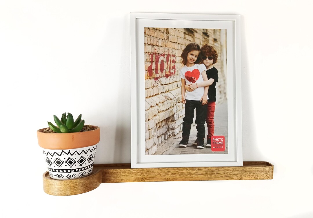 Wooden Shelf in Shape of Music Note (multiple Length Choices and Colors ...