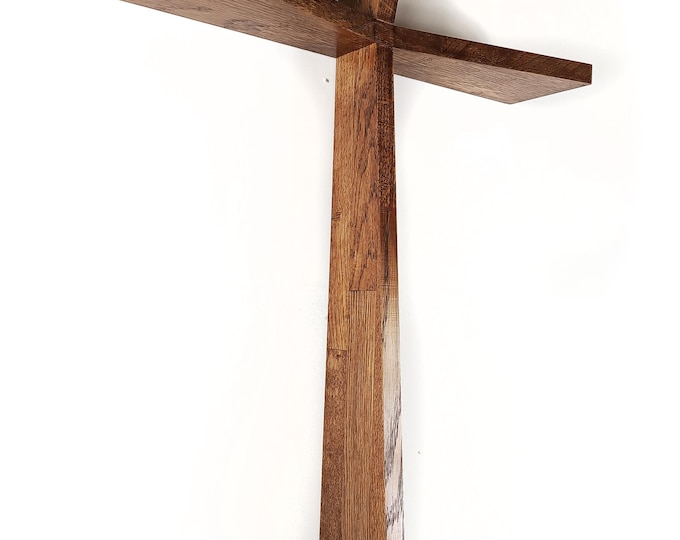 Wooden Oak Wall Cross (multiple Sizes and Colors) - Etsy