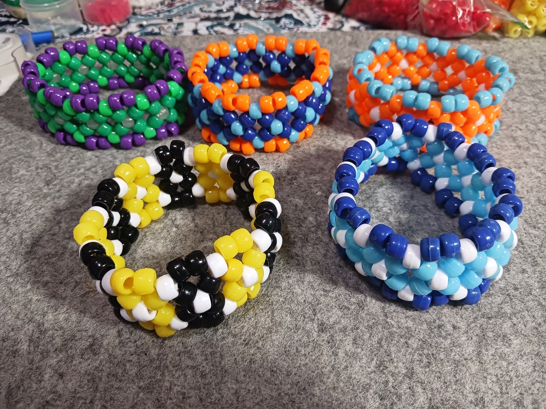 Kandi Cuff. Custom X Base Cuffs. Multiple Colors Available, Pick Your ...