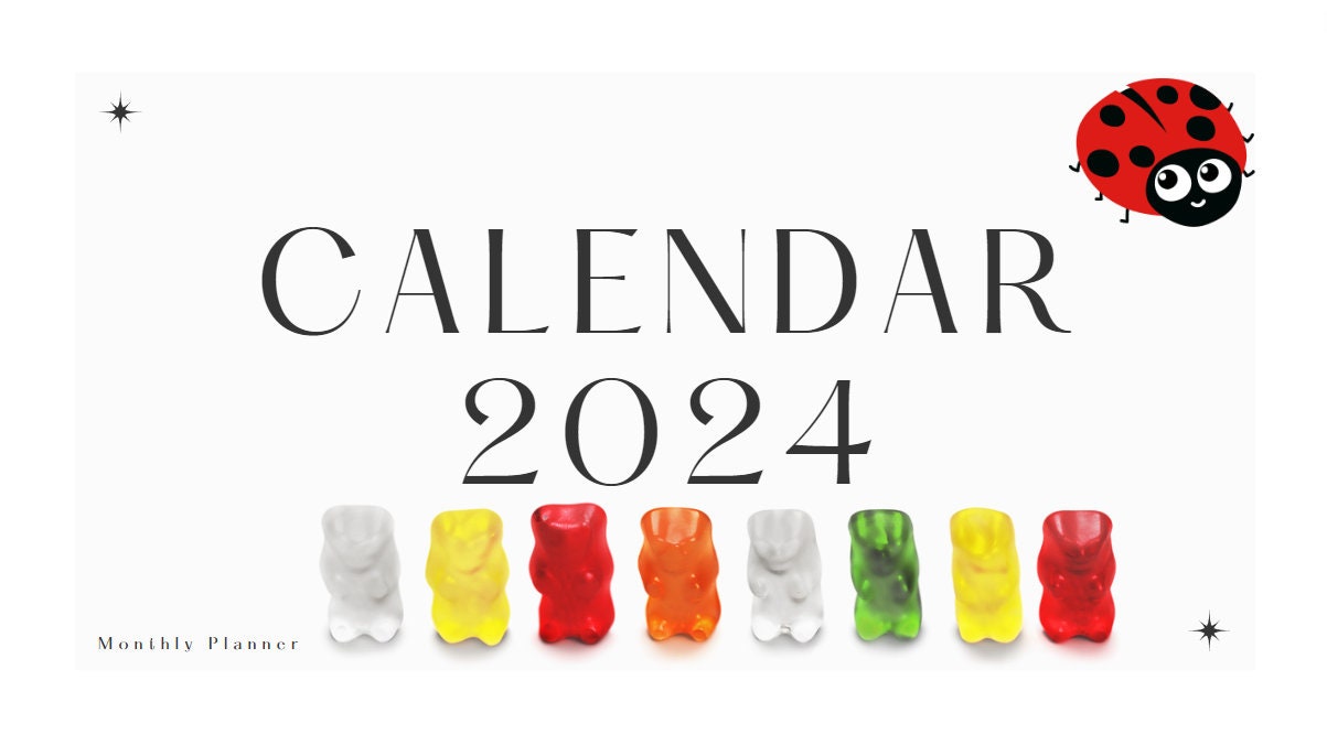 2024 Calendar Printable - Etsy