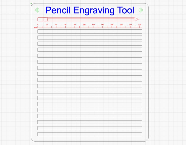 Laser Cutter Pencil Jig for 18 Pencils - Small Business Production ...