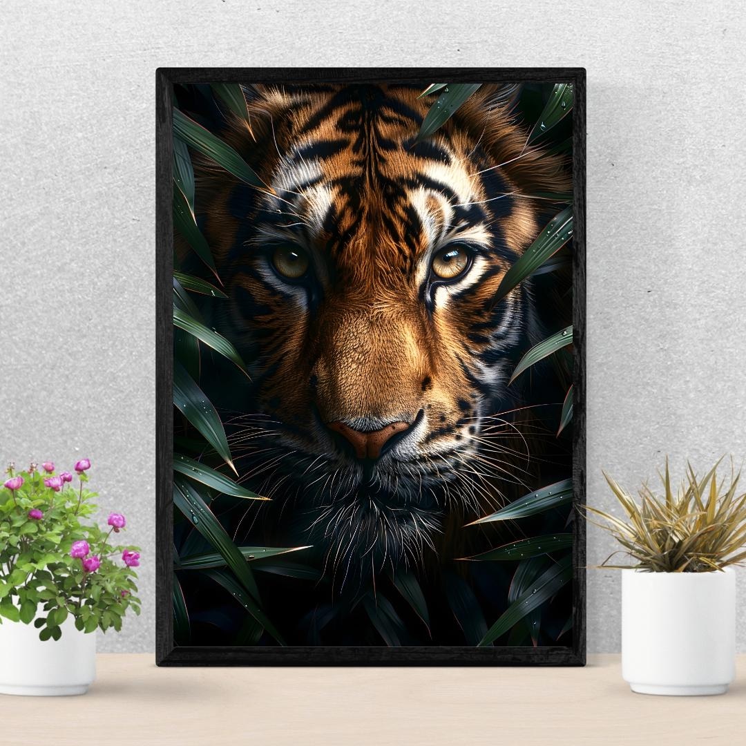 Bengal Tiger Poster - Bengal Tiger Wall Art - Tiger Wall Art - Animal ...