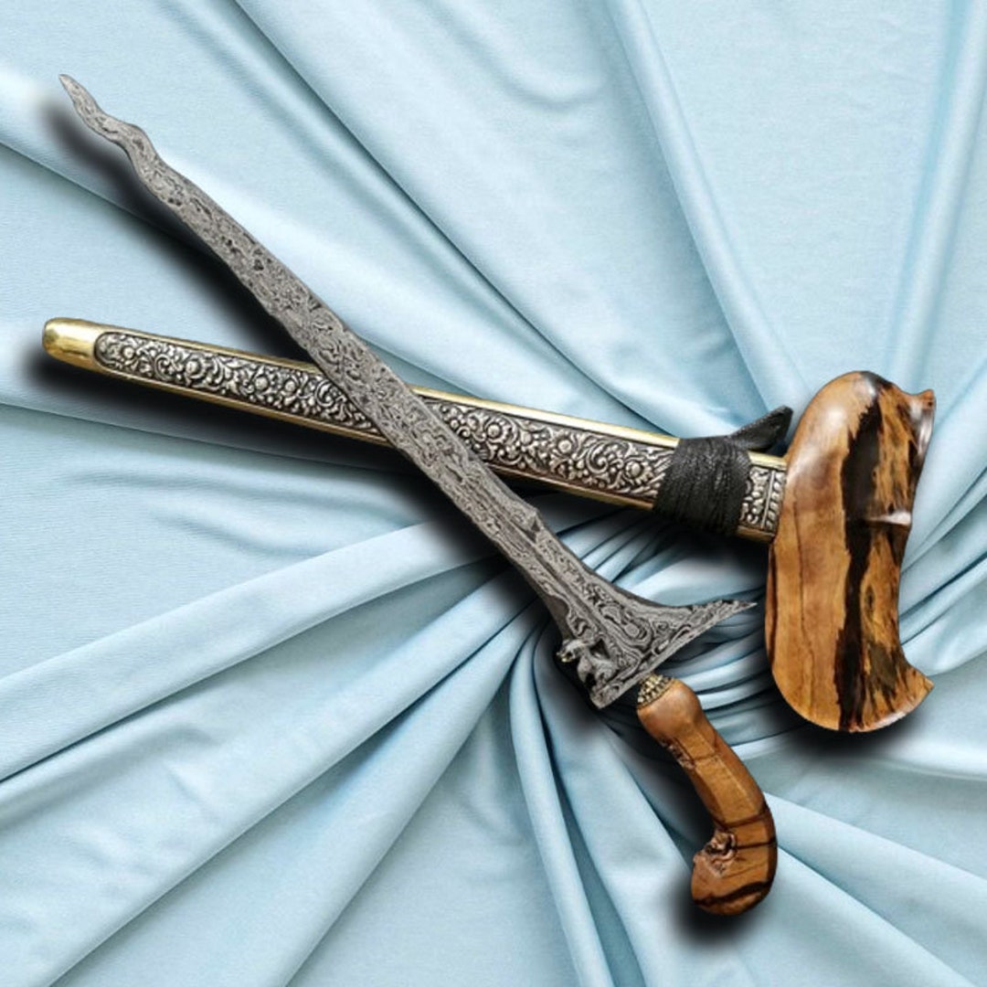 Keris Singo Luk 5 Sinebo Urubing Dilah Pamor Tirta Tirja Winengku ...