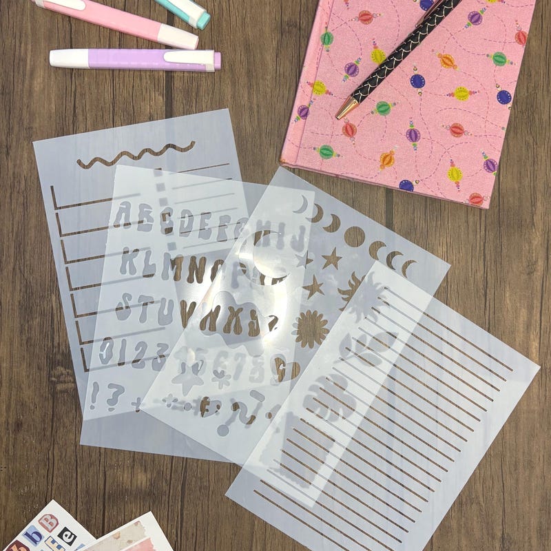 Journaling Stencil - Etsy