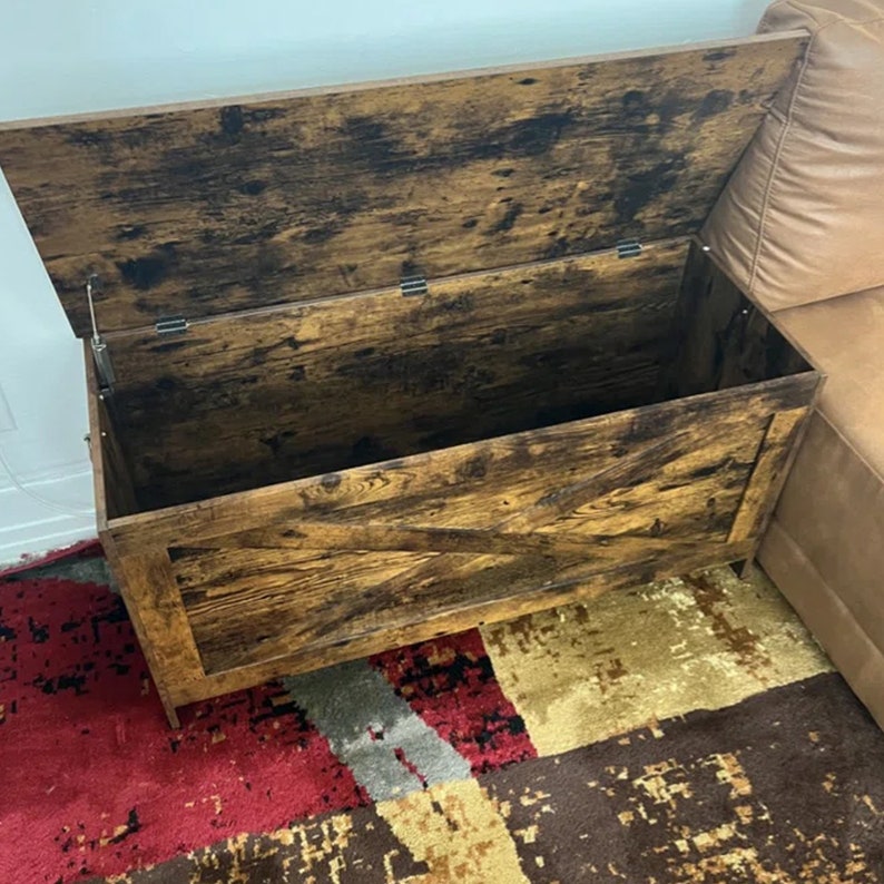 Bed End Storage Chest Storage Chest Trunk Wooden Storage Box - Etsy