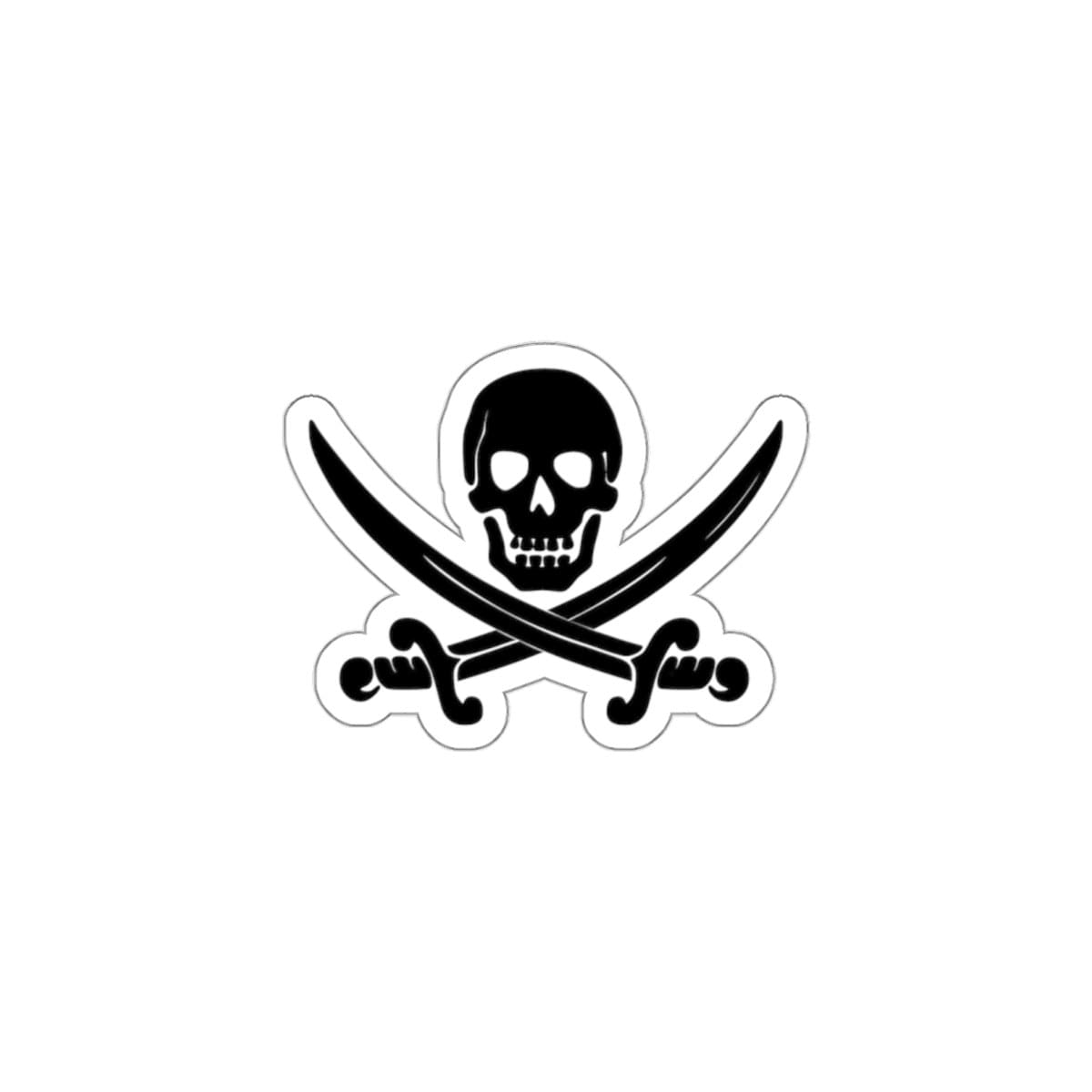 Jolly Roger Pirate Sticker - Etsy