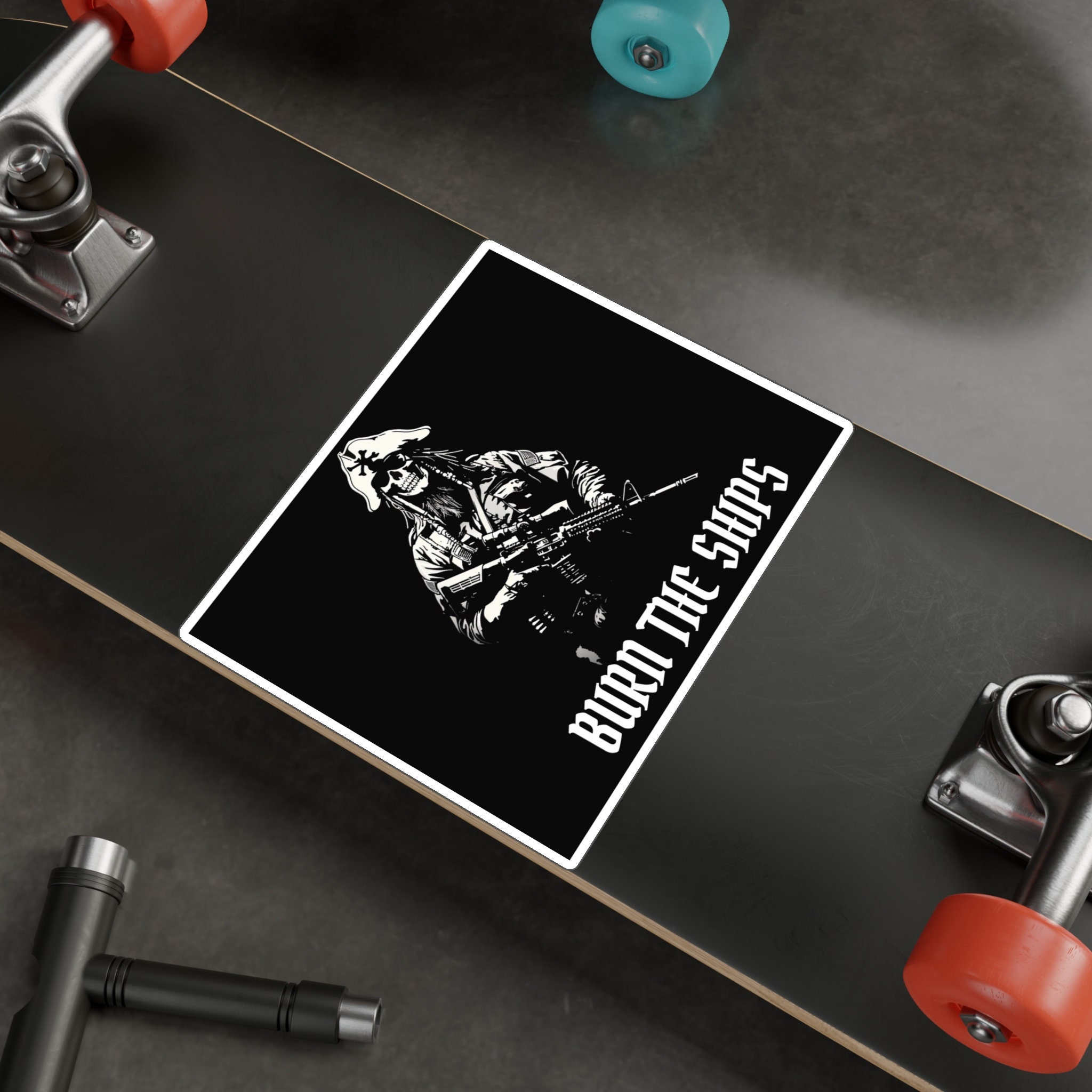 BURN THE SHIPS Pirate Operator Kiss-cut Vinyl Decals - Etsy