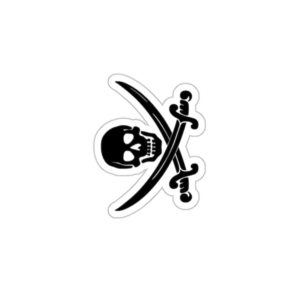 Jolly Roger Pirate Sticker - Etsy