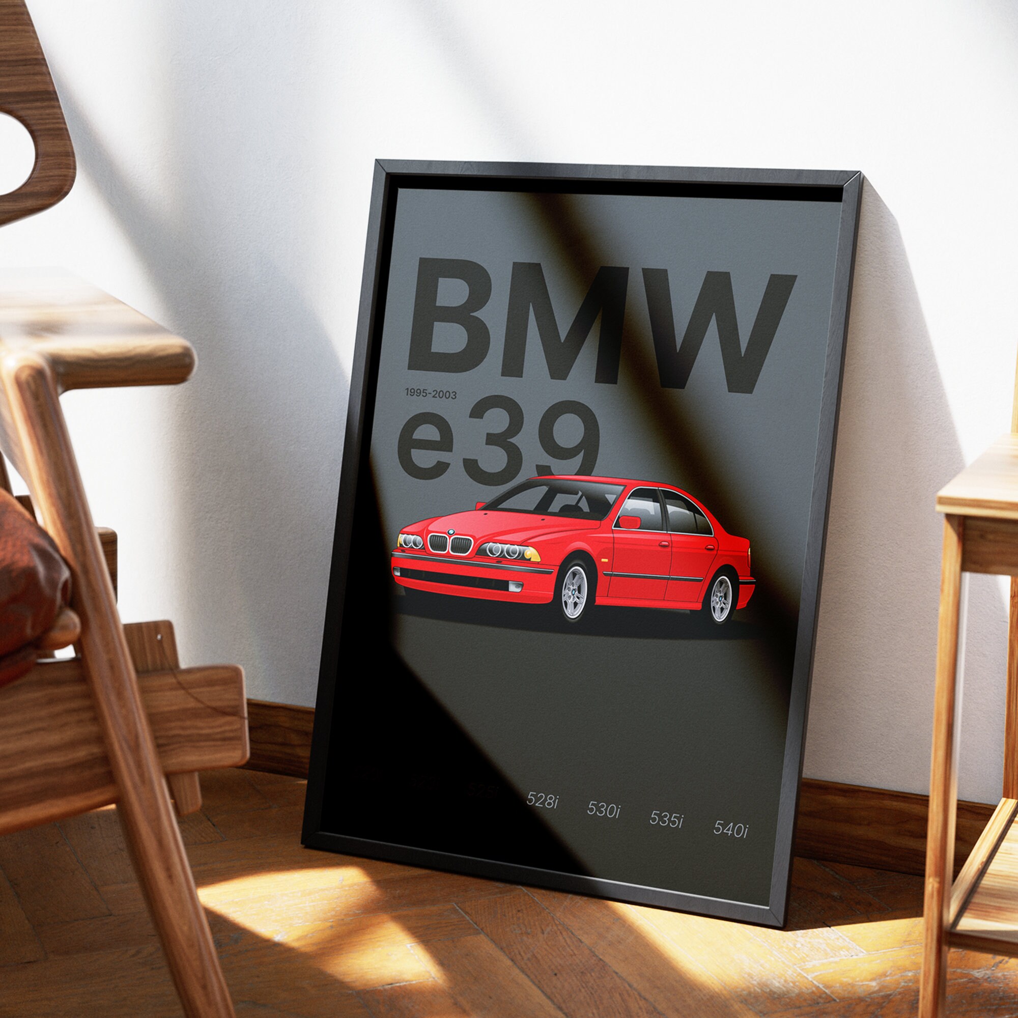 BMW E39 /1995-2003/ Poster Decoration, Explore Our Selection of BMW E39 ...