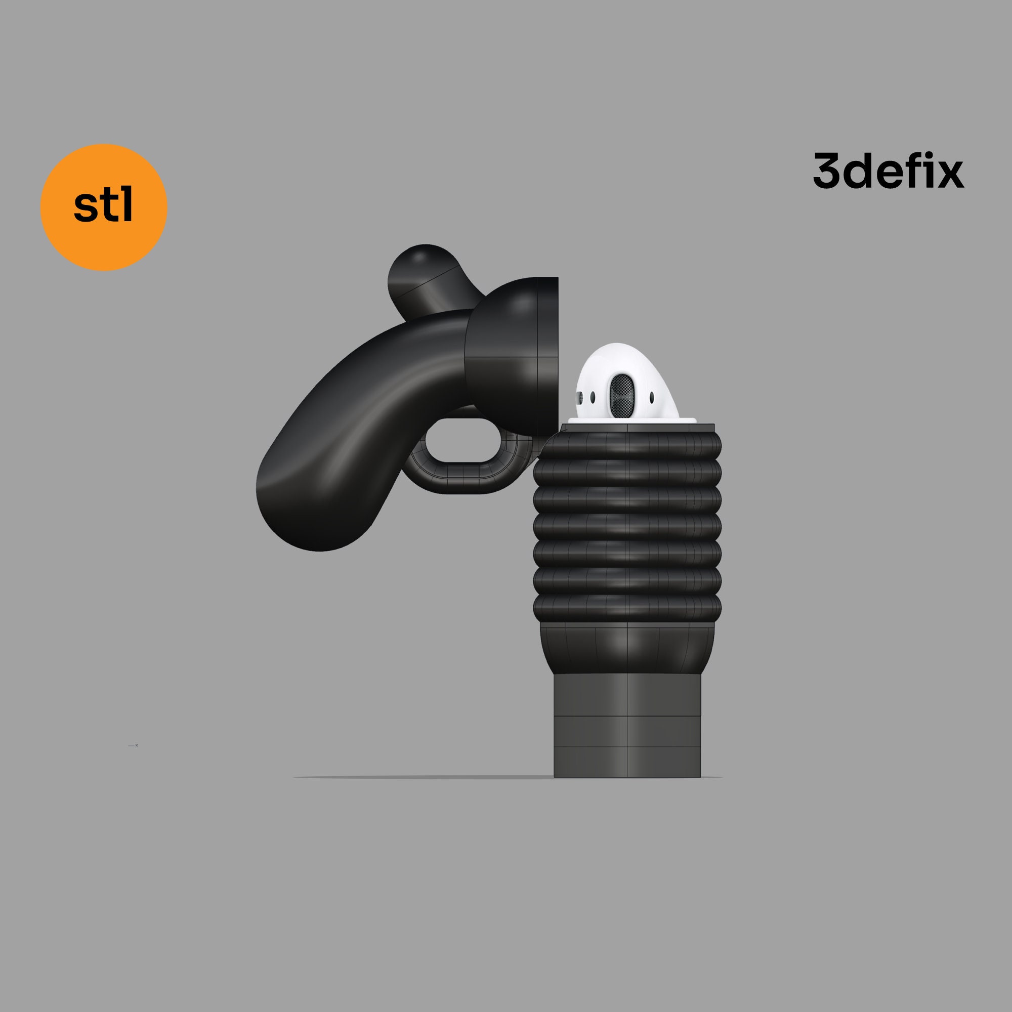 Apple Airpods Cartoon Shotgun Style Inspired Case Cover Files for 3D ...