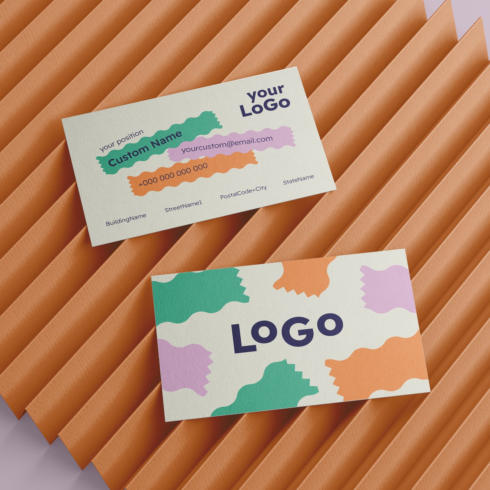 Vibrant Canva Editable Business Cards: Modern, Minimalist, Creative ...